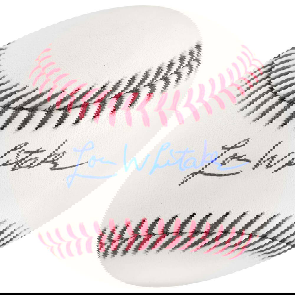 Lou Whitaker Signed Mlb Baseball With Schwartz Coa Detroit Tigers Auction