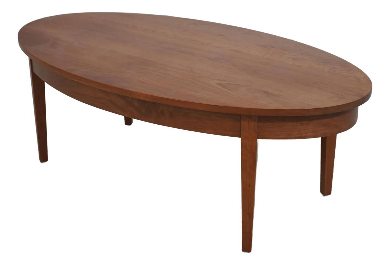 Buy Thomas Moser Oval Cherry Wood Coffee Table 26.5w X 50d X 17h ...