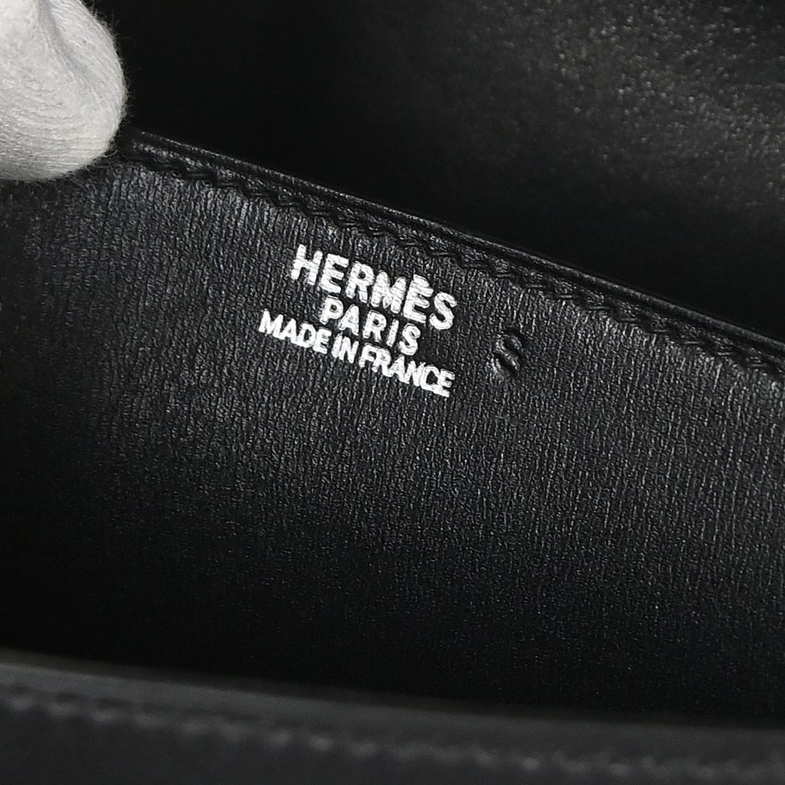 Hermes Frigate Black Box Calf Top Handle Handbag Auction