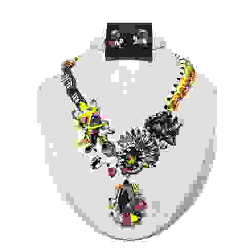 Exquisite Vintage Set Erickson Beamon Rocks Necklace Earrings ...