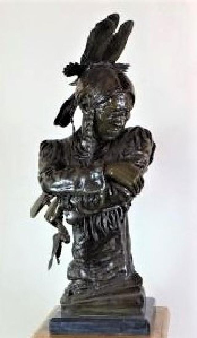 Large Native American Bronze - Jul 20, 2019 | New Frontier Western Show ...