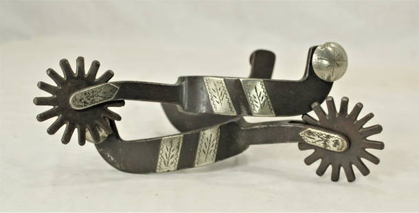 Rare Oscar Crockett Spurs