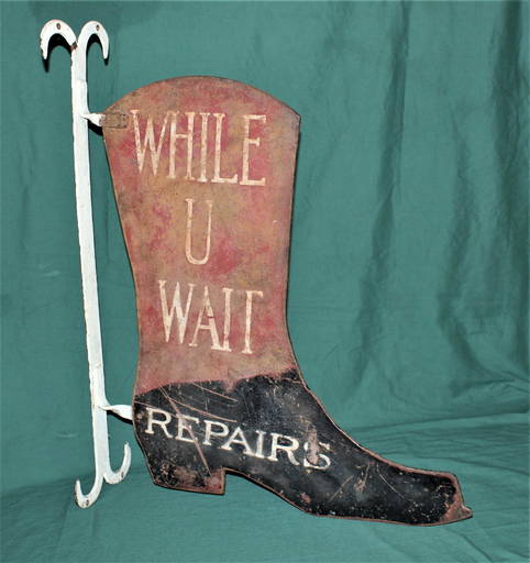Antique Boot Trade Sign