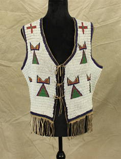 Beaded Indian Vest