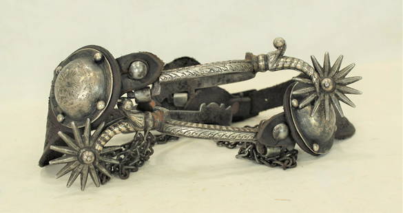 Visalia California Inlaid Spurs