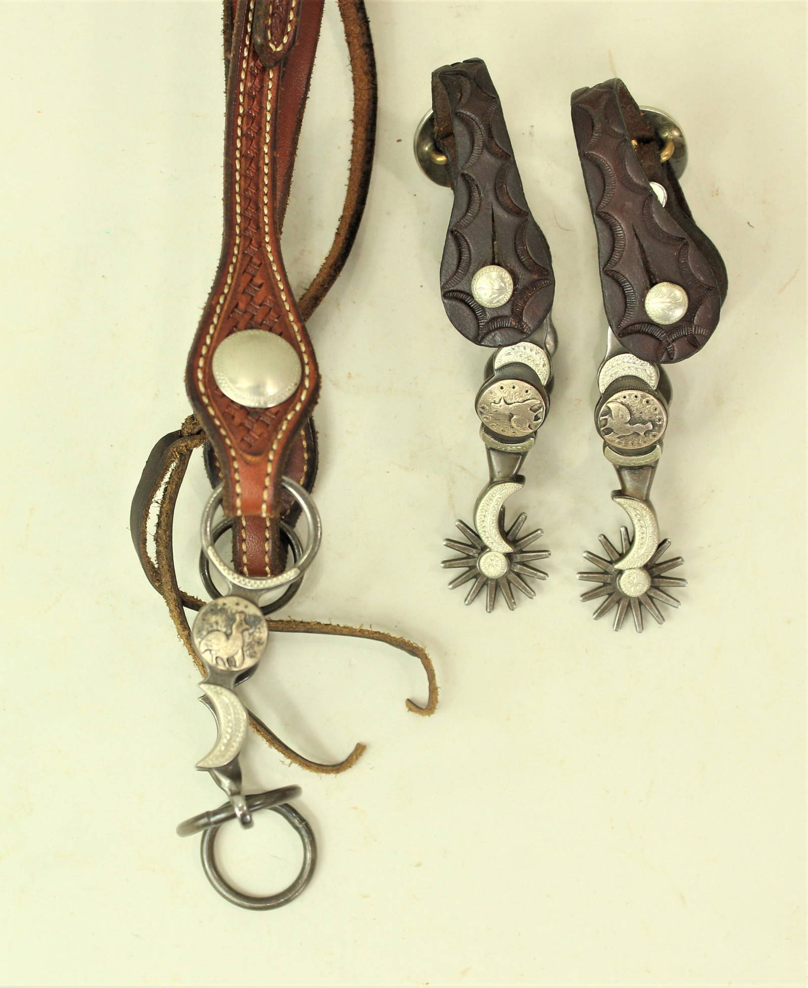 Jerry Wallace Miniature Spur Set Auction