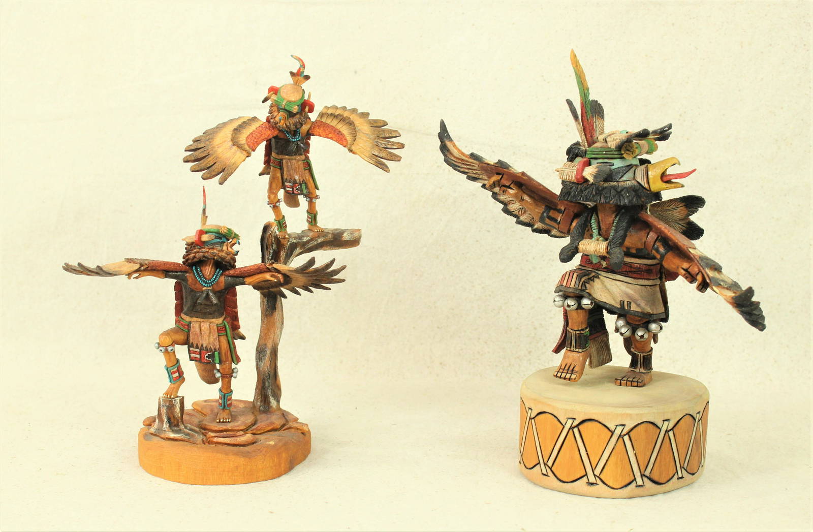 Two Carved Kachinas Auction