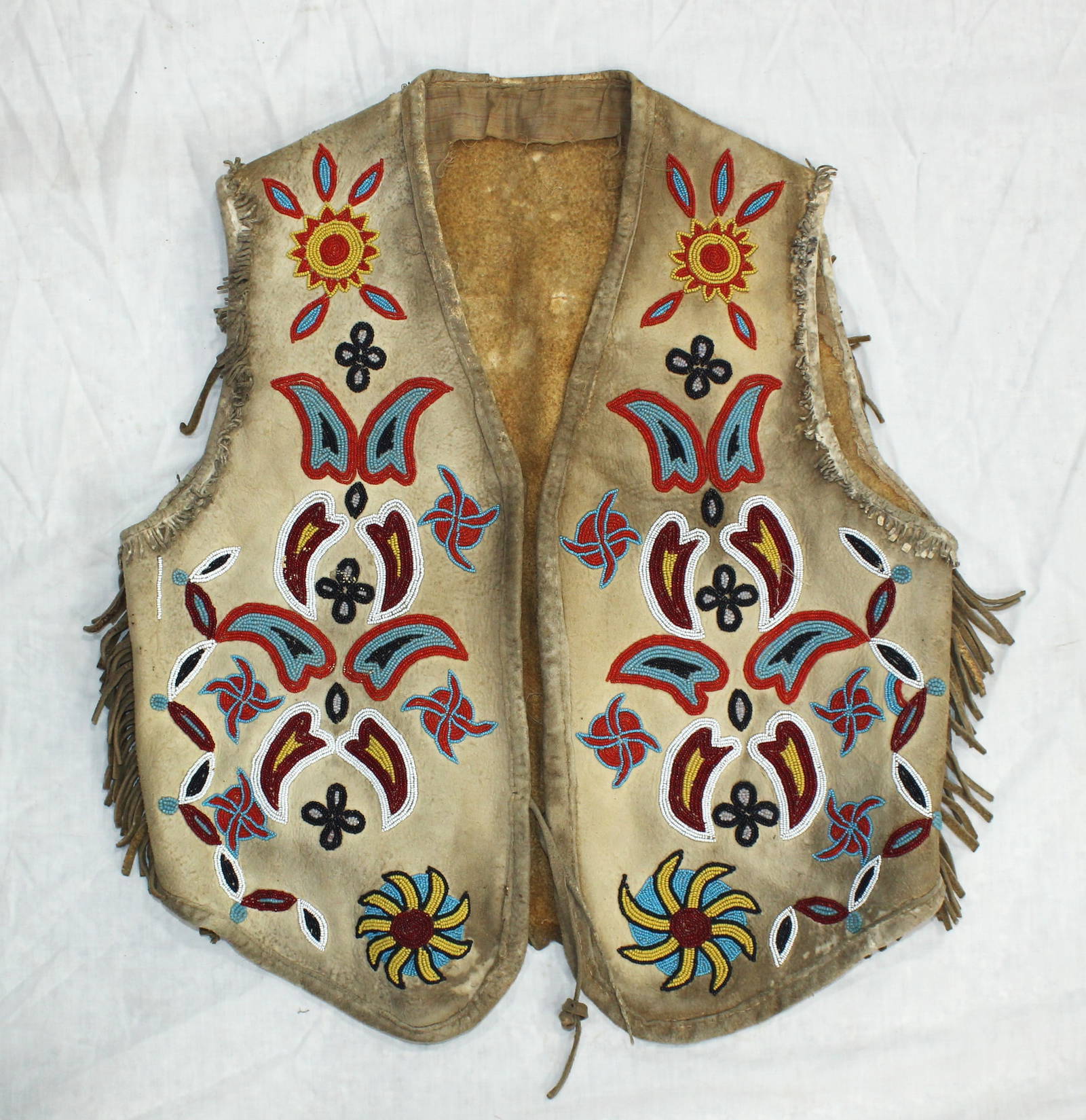 Native American Beaded Vest Auction