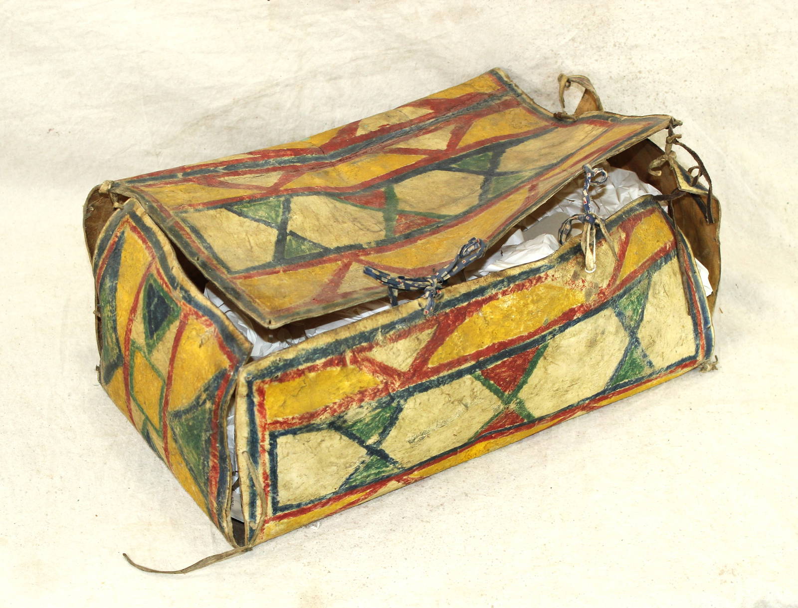 Plains Indian Parfleche Box Auction