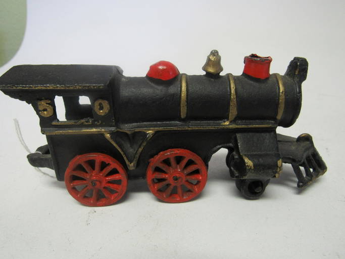 Vintage 1920s Cast Iron Toy Train