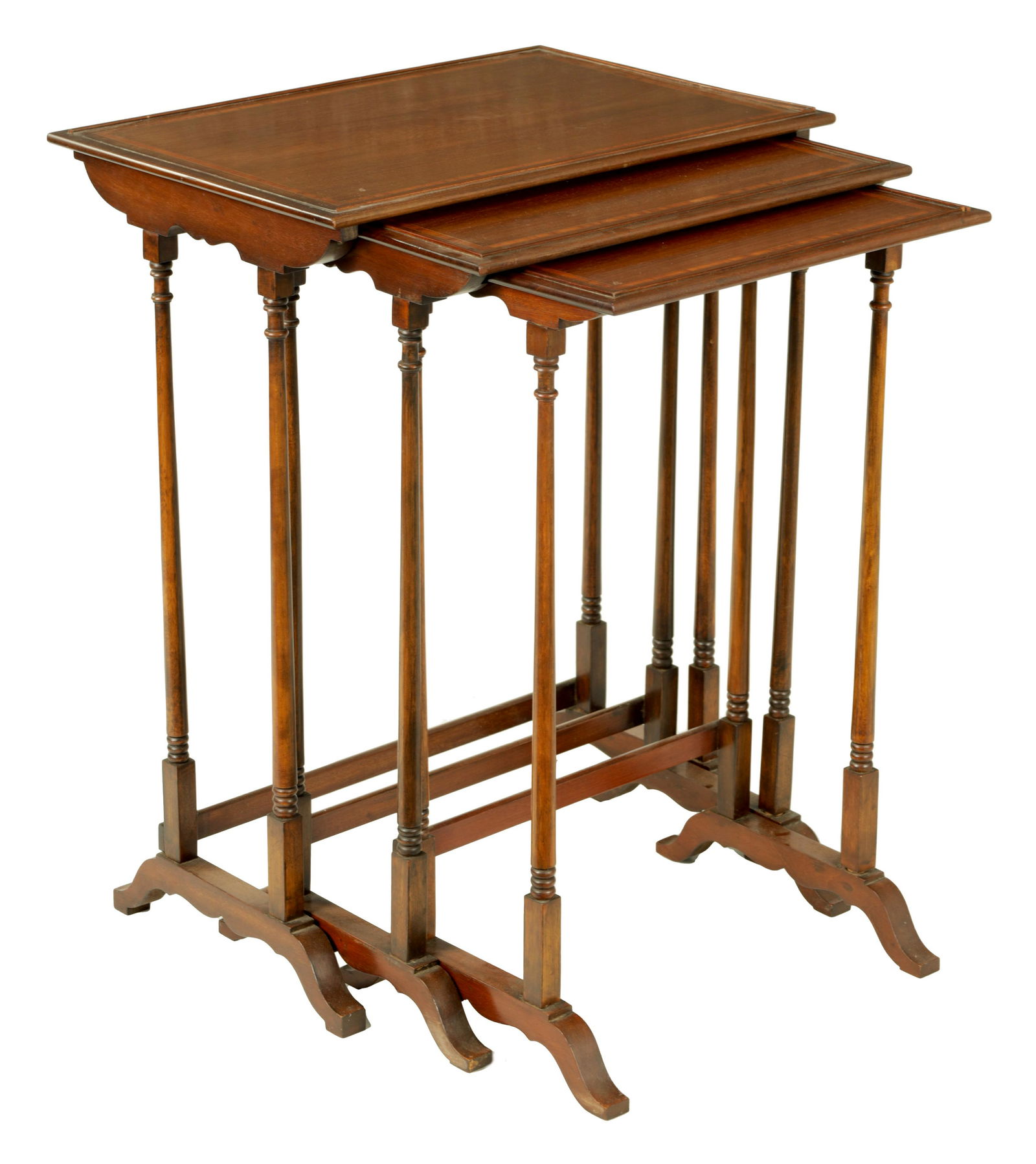 A Set Of Three Edwardian Occasional Tables