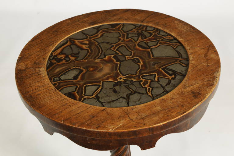 A LATE REGENCY ROSEWOOD SEPTARIAN NODULE TOPPED TABLE (#0727) on Jan 18 ...