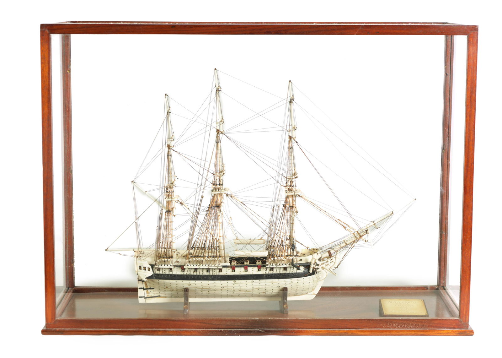 A Large 19th Century French Napoleonic Prisoner Of War Bone Model Of ...