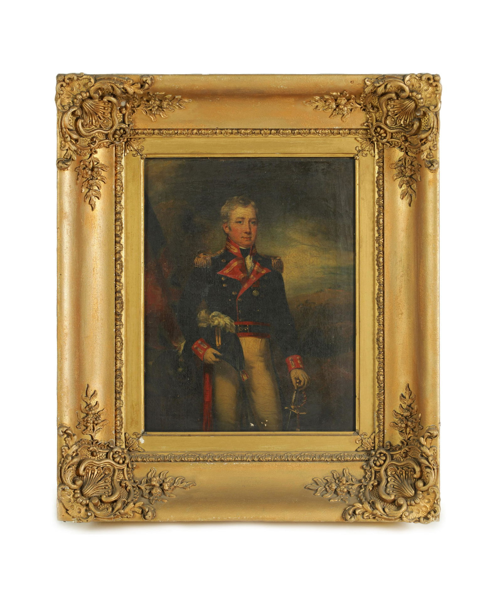 A 19th Century Oil On Canvas Portrait Of Colonel Freese Of The Royal ...