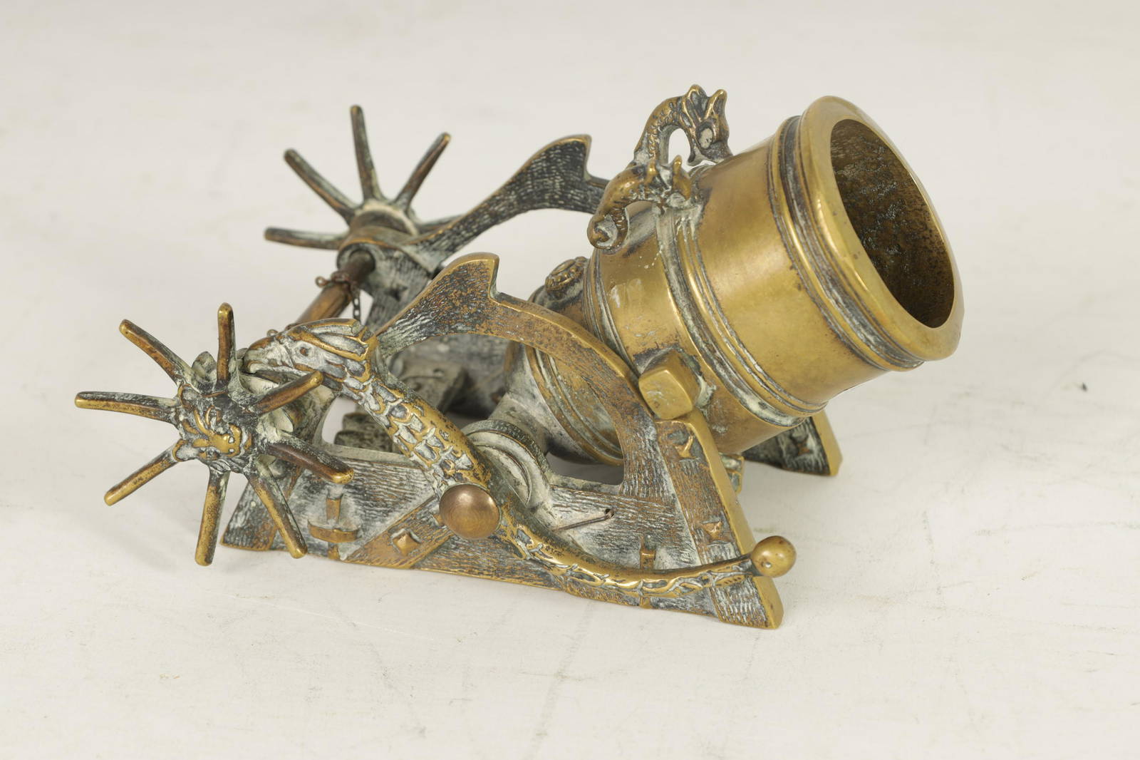 A 19th Century Cast Brass Starter Cannon Auction