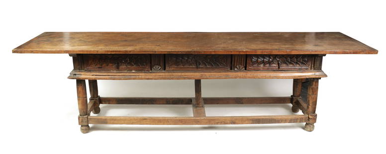 A 17th Century Oak Refectory Table