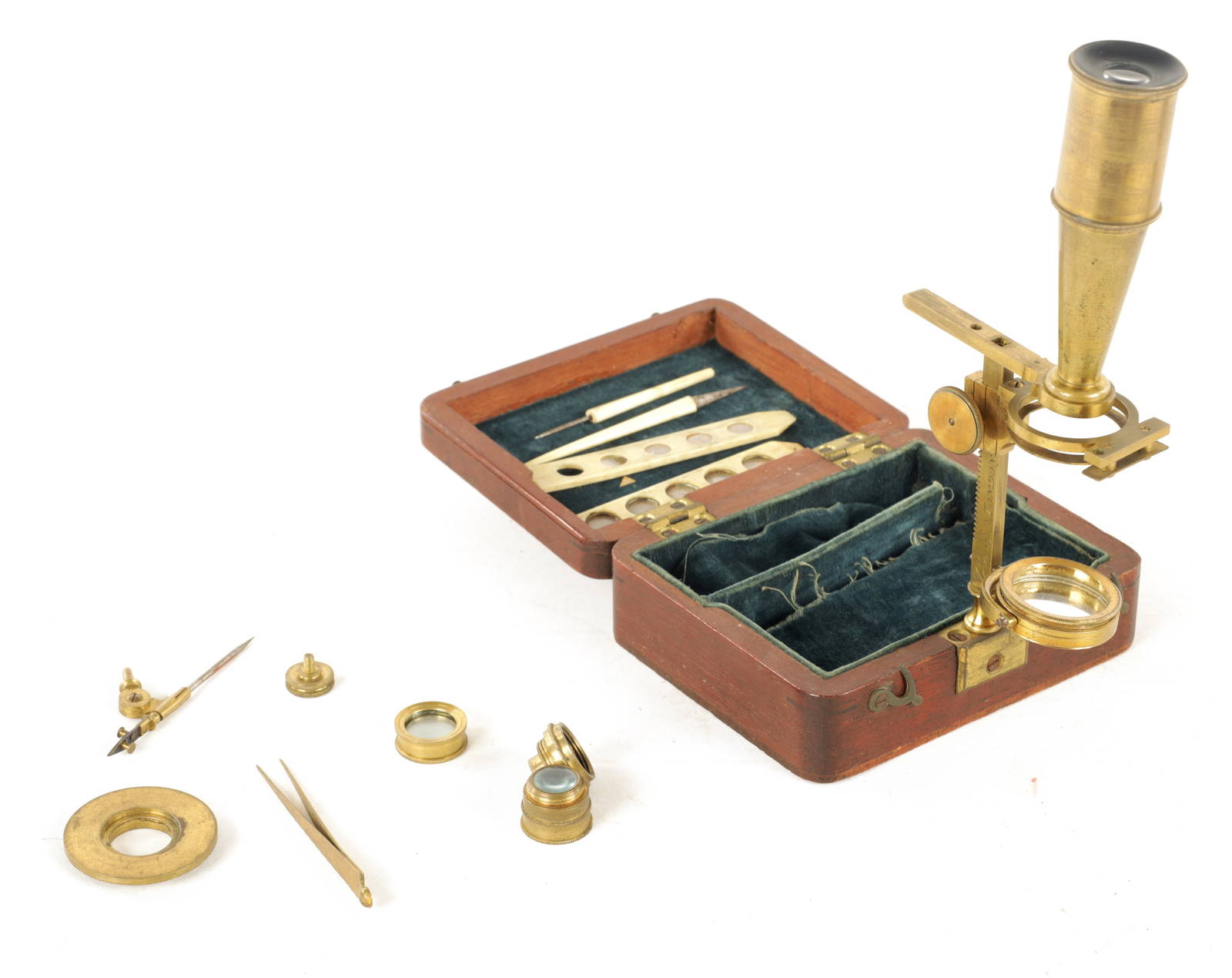 Cary London. An Early 19th Century Brass Pocket Microscope Auction
