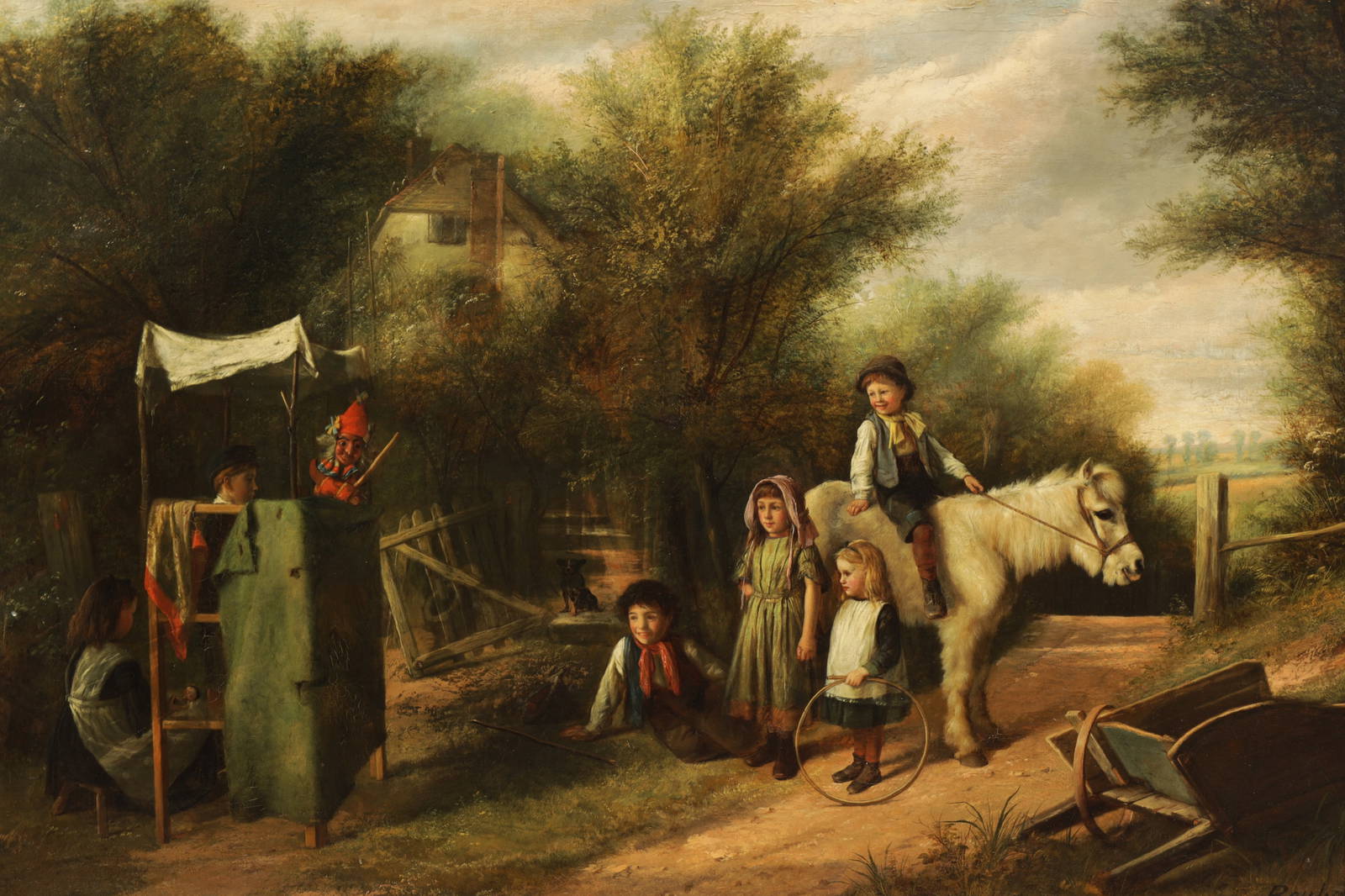 Reuben Hunt (british, 1879 - 1962) Oil On Board Auction