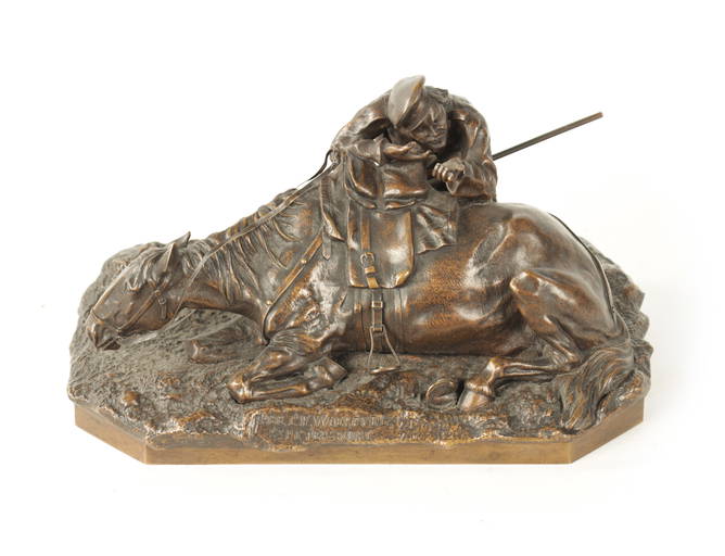 A 19th Century Russian Bronze Sculpture