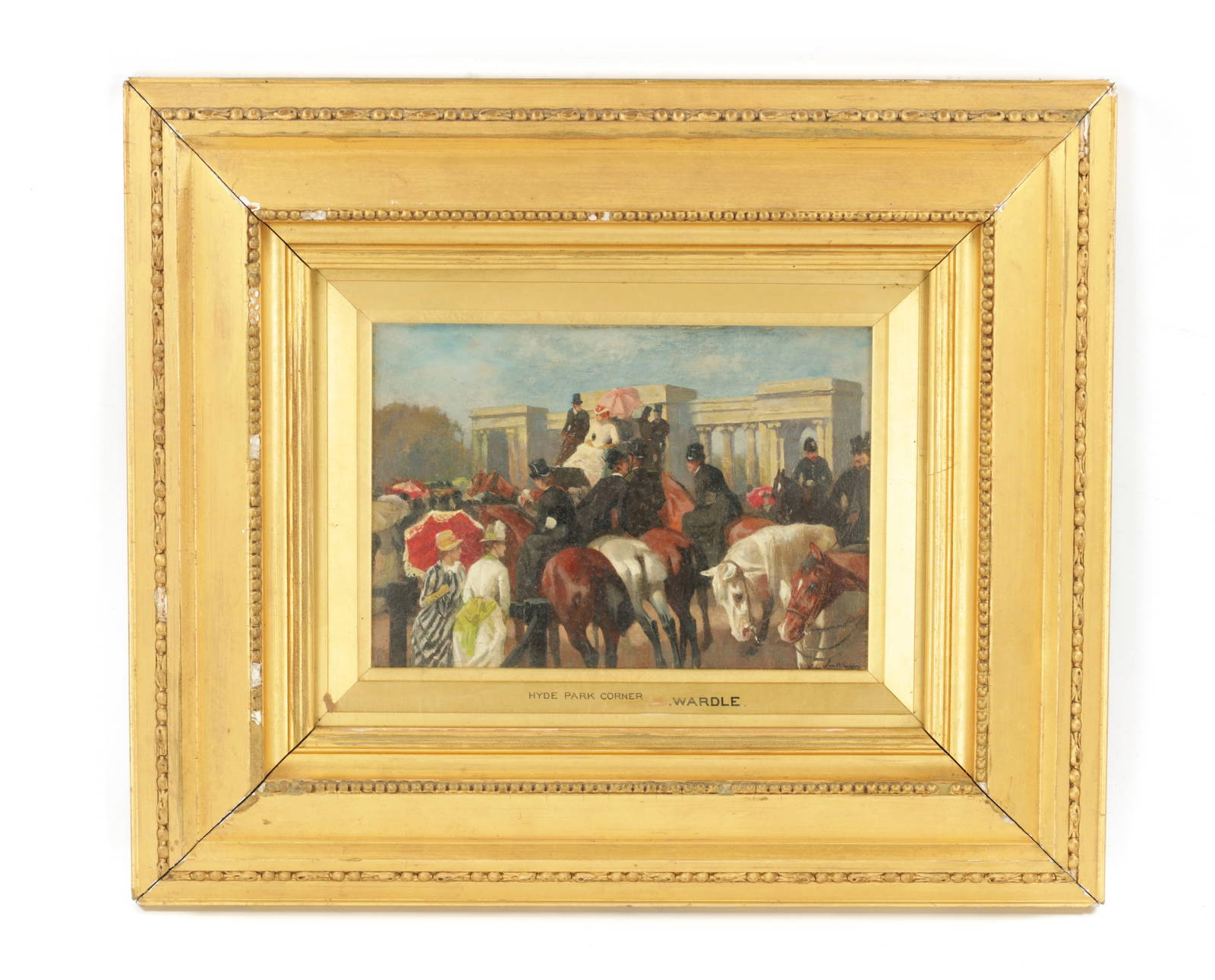 Arthur Wardle, R.i,r.b.c.(1864-1949) Oil On Wooden Panel Auction