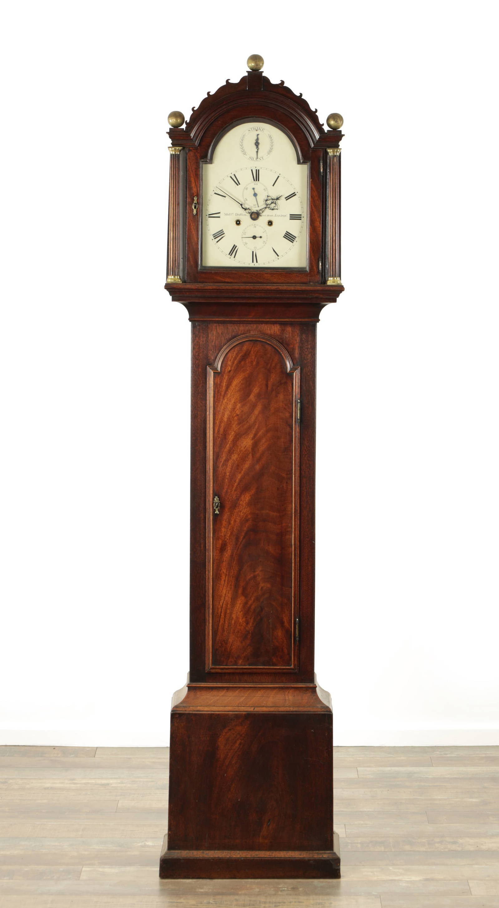 Matthew Dutton, Fleet Street, London. A George Iii Mahogany Longcase ...