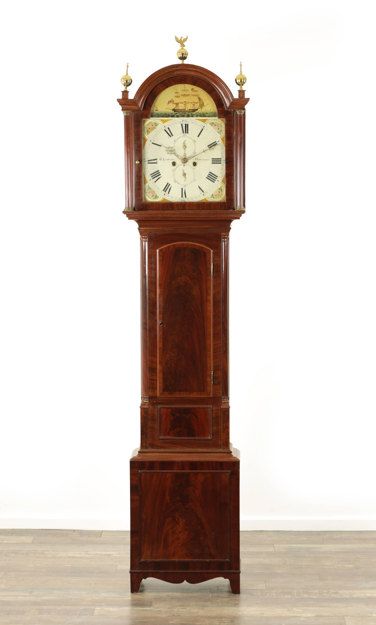 George Lumsden, Pittenween. A 19th Century Scottish Eight Day Longcase ...