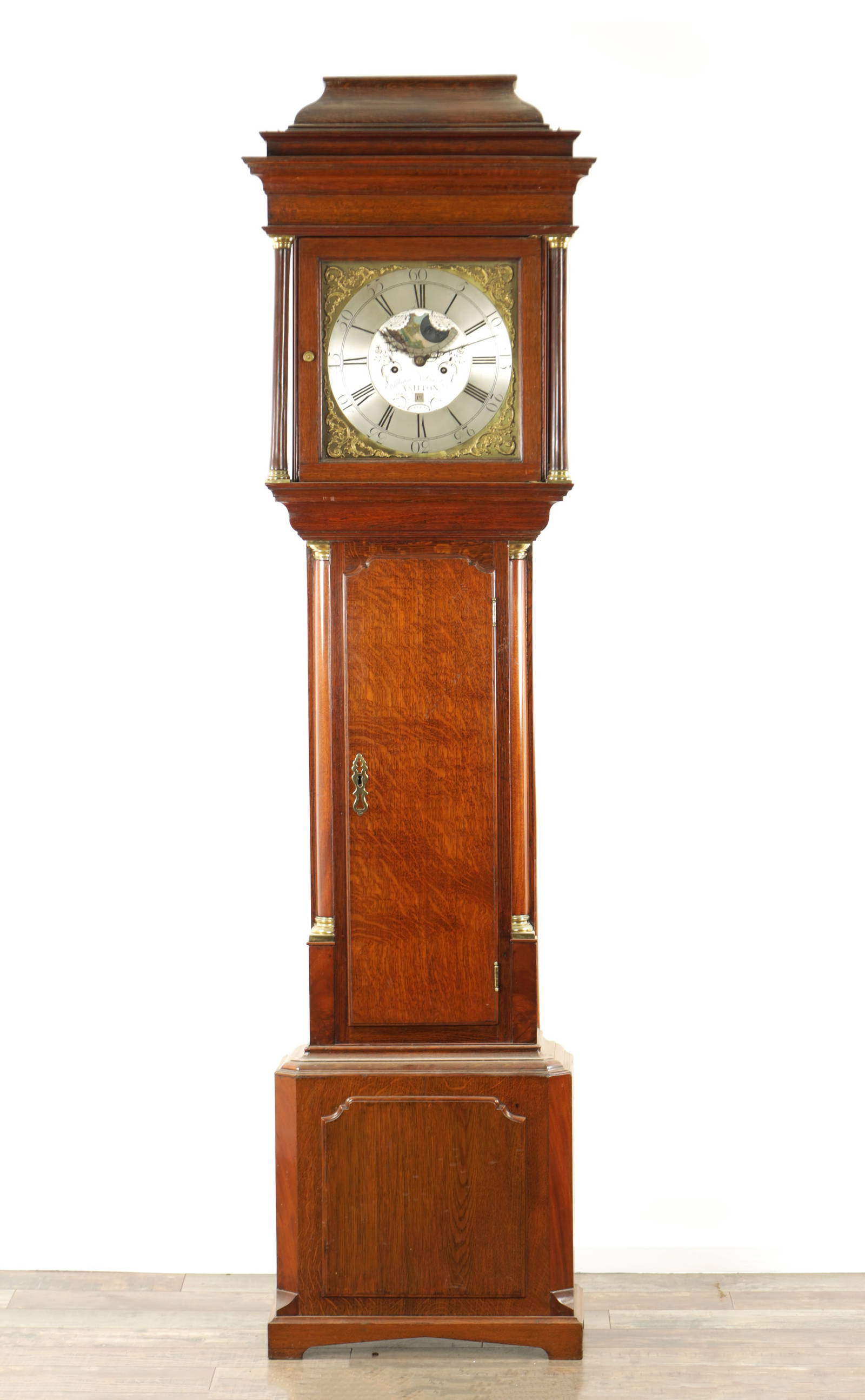 William Barlow, Ashton. A George Iii Oak Eight Day Longcase Clock Auction