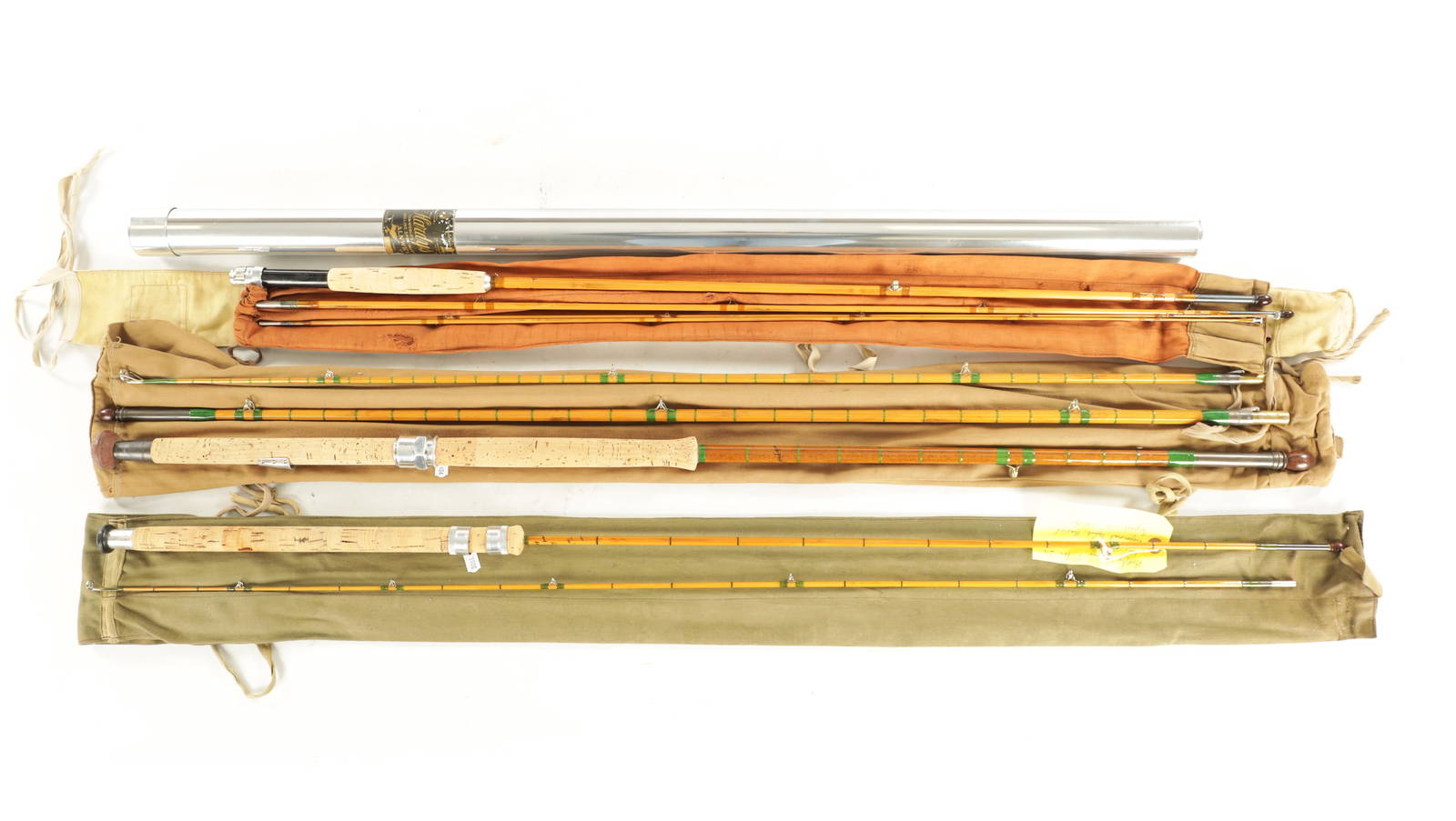 A Collection Of Three Vintage Hardy Fly Rods Auction