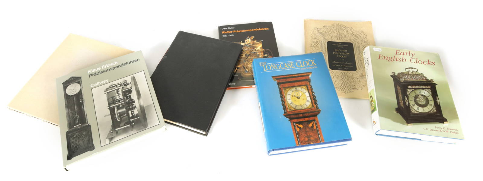 A Collection Of Six Horological Books Including 'the Knibb Family' Auction