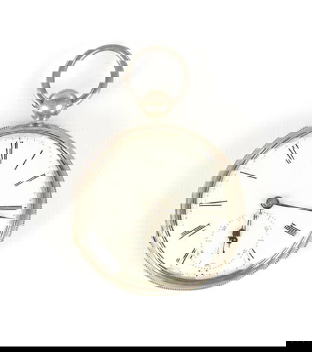 John Dumbell, Liverpool. An Unusual Silver Open Faced Pocket Watch