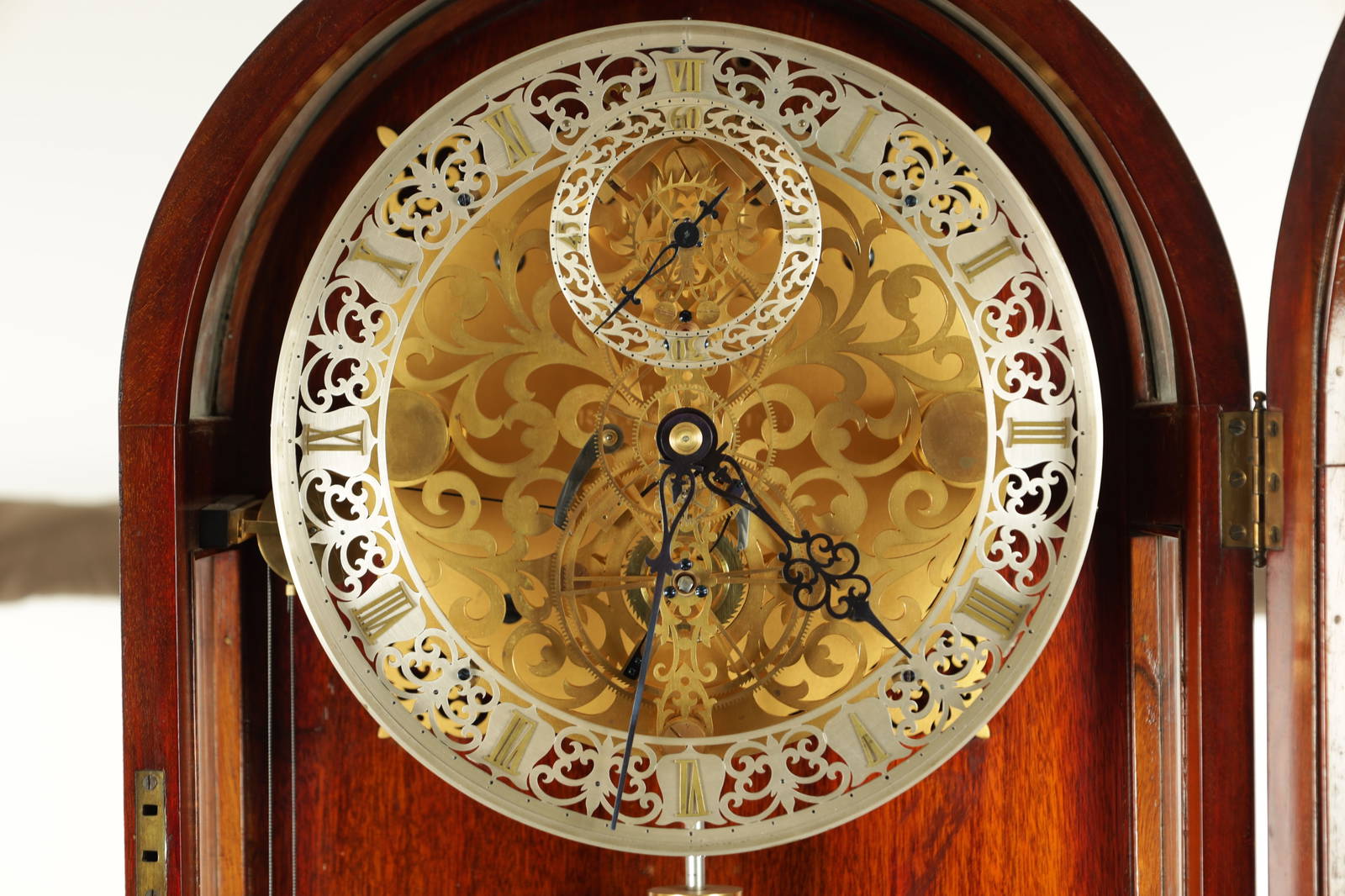 R.n.u. Pickering, London. A Rare Mahogany Skeleton Regulator Longcase ...