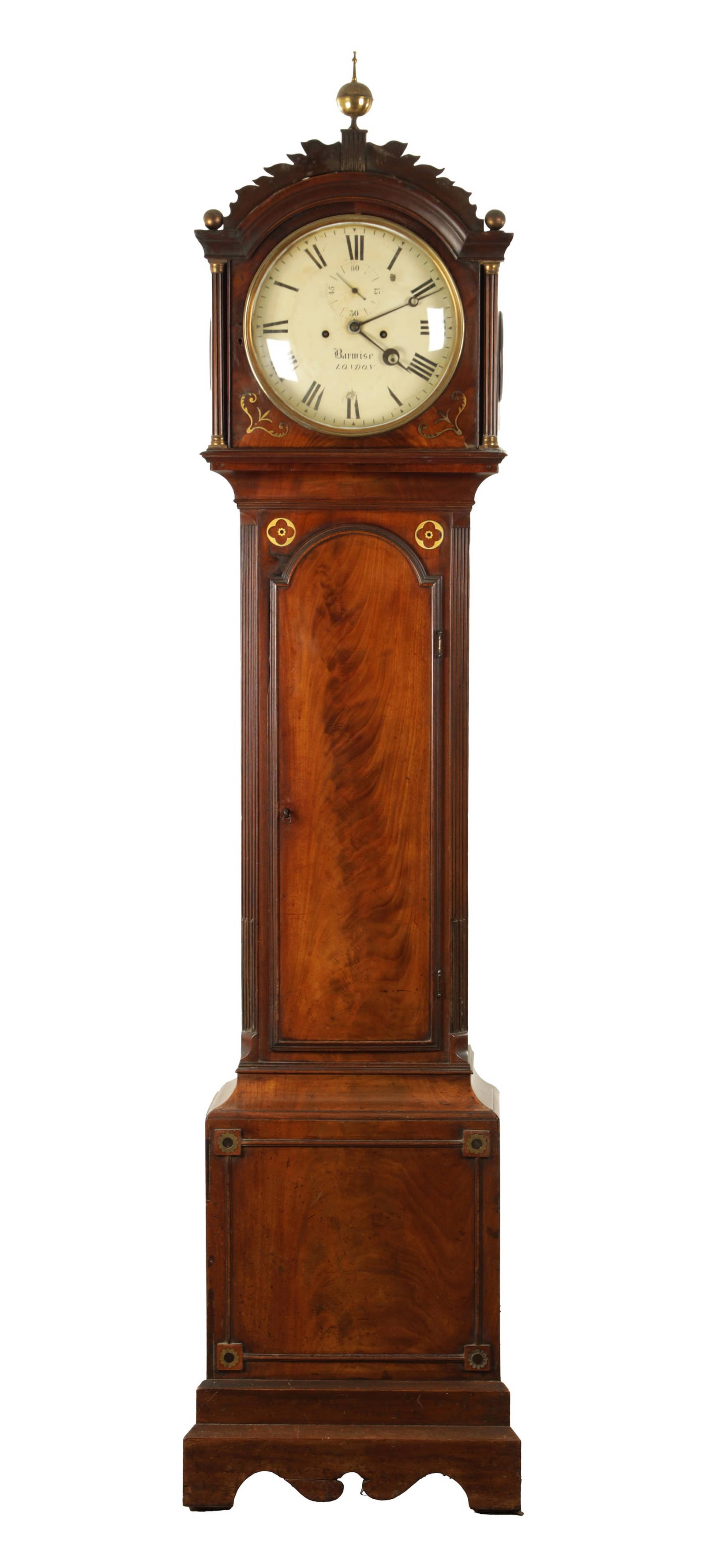 Barwise, London. A Regency Figured Mahogany Longcase Clock Auction