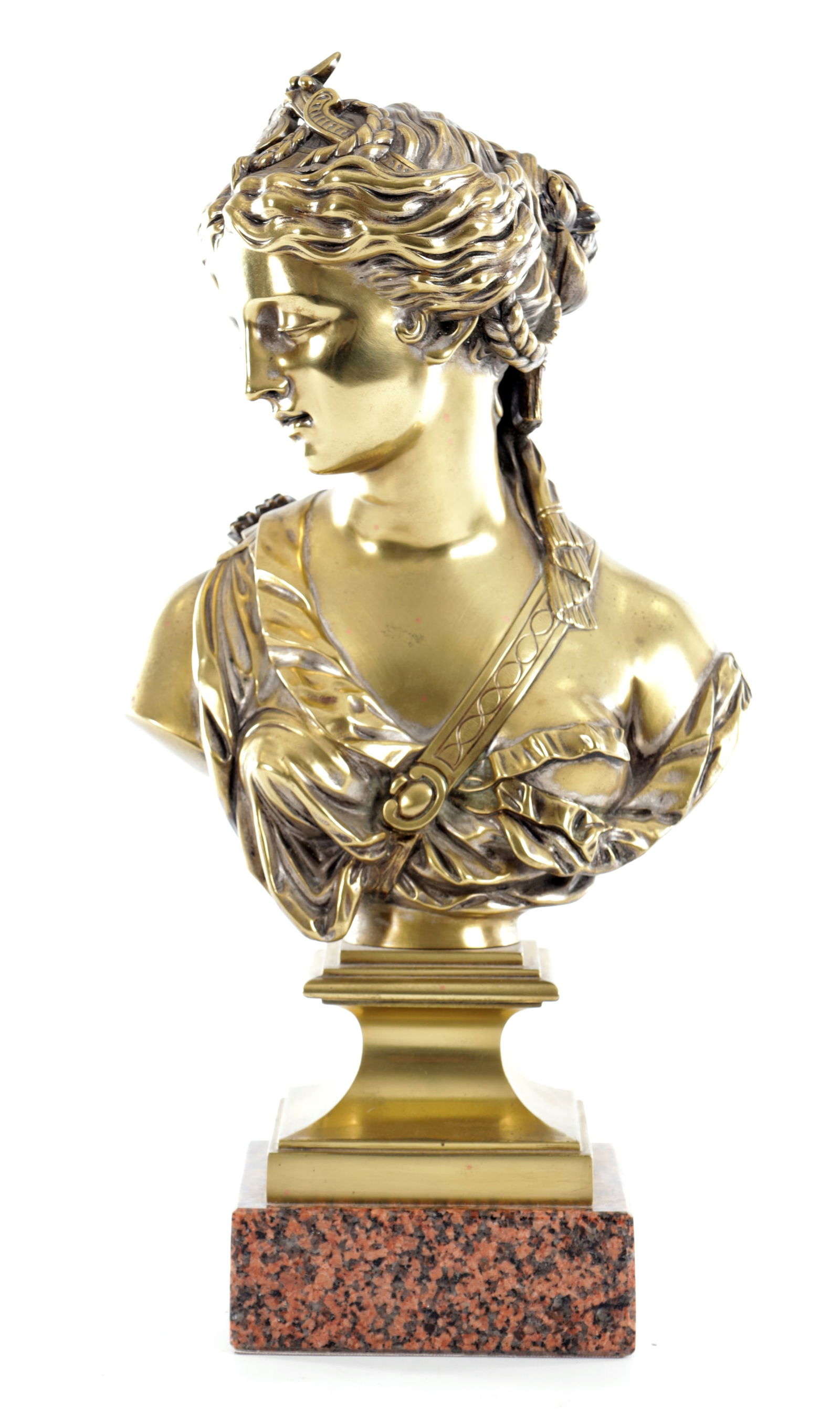 After Jean Goujon (1510 - 1565) A Late 19th Century French Gilt Bronze ...