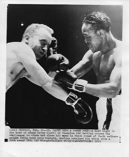 1959 Photo CHUCK DAVEY, KID GAVILAN, BOXERS (#0332) on May 27, 2022 ...