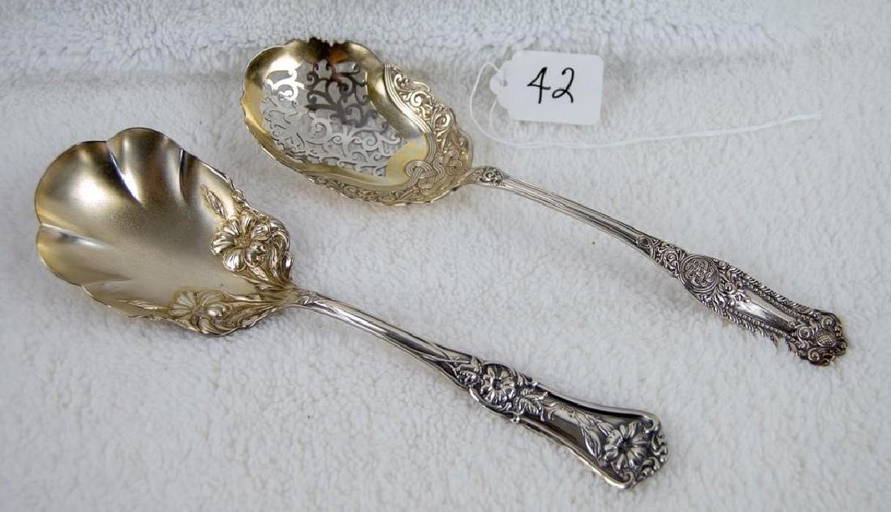 Silver Plate Serving Spoons