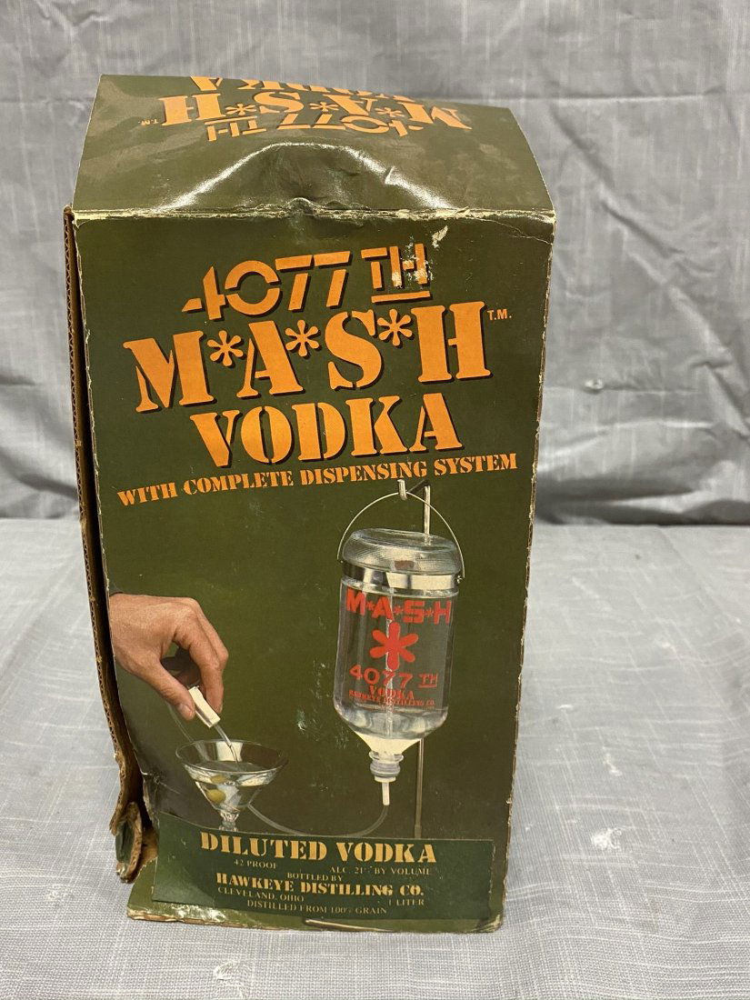 Vintage M.a.s.h. Vodka Decanter