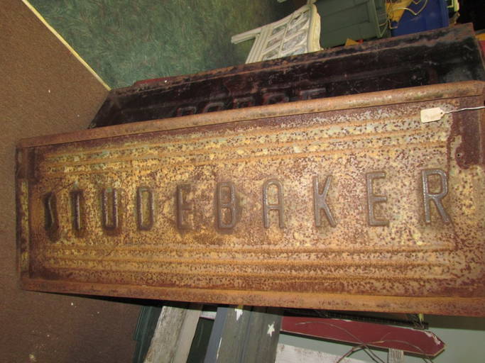 Antique Studebaker Truck Tail Gate