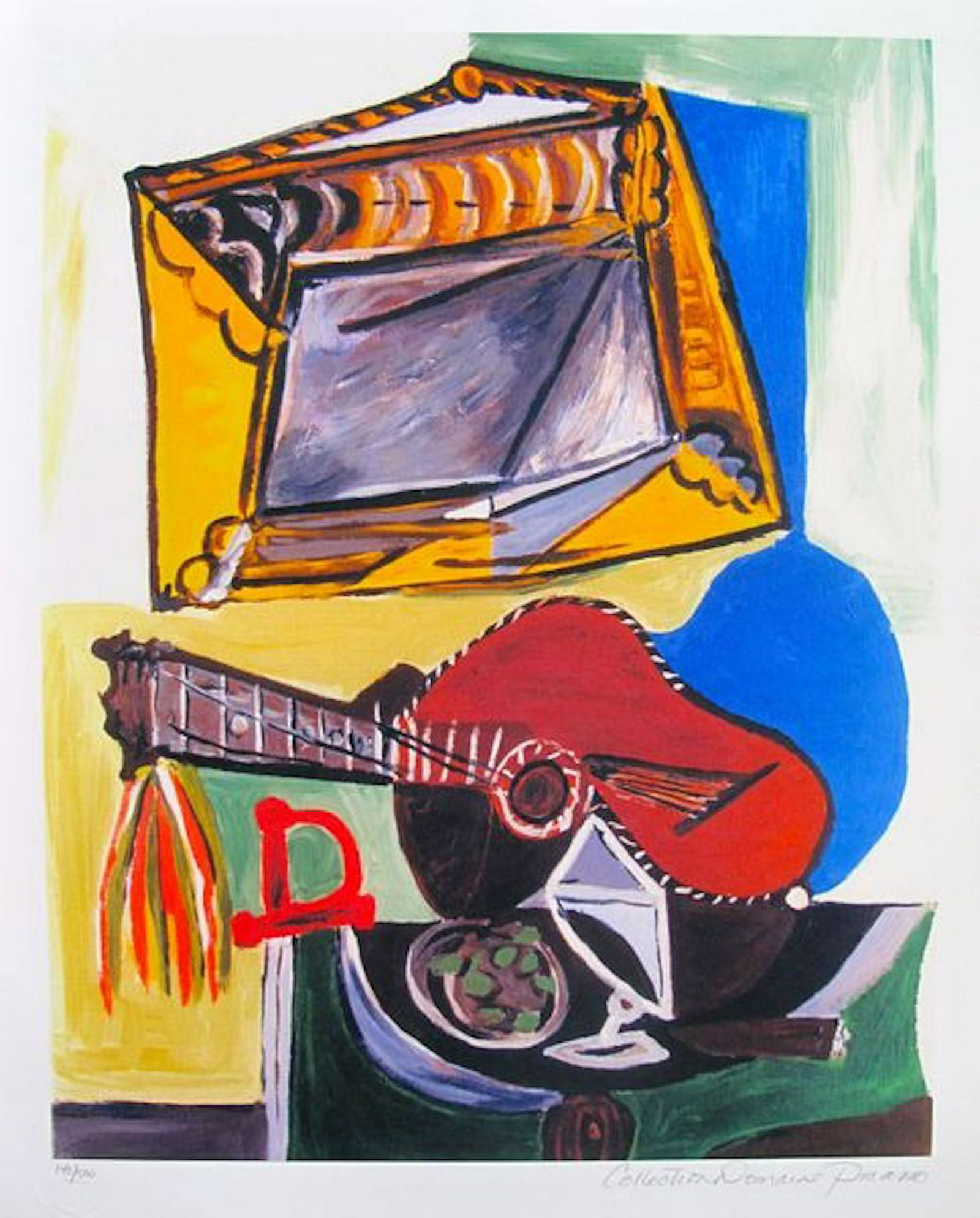 Pablo Picasso Still Life With Guitar Pablo Picasso