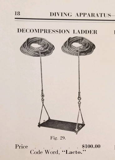 Navy Divers Decompression Ladder Platform In Crate Nos