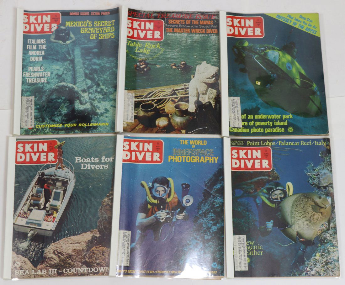 Entire Year of 1969 Skin Diver Magazines - Mar 14, 2020 | Nation's ...