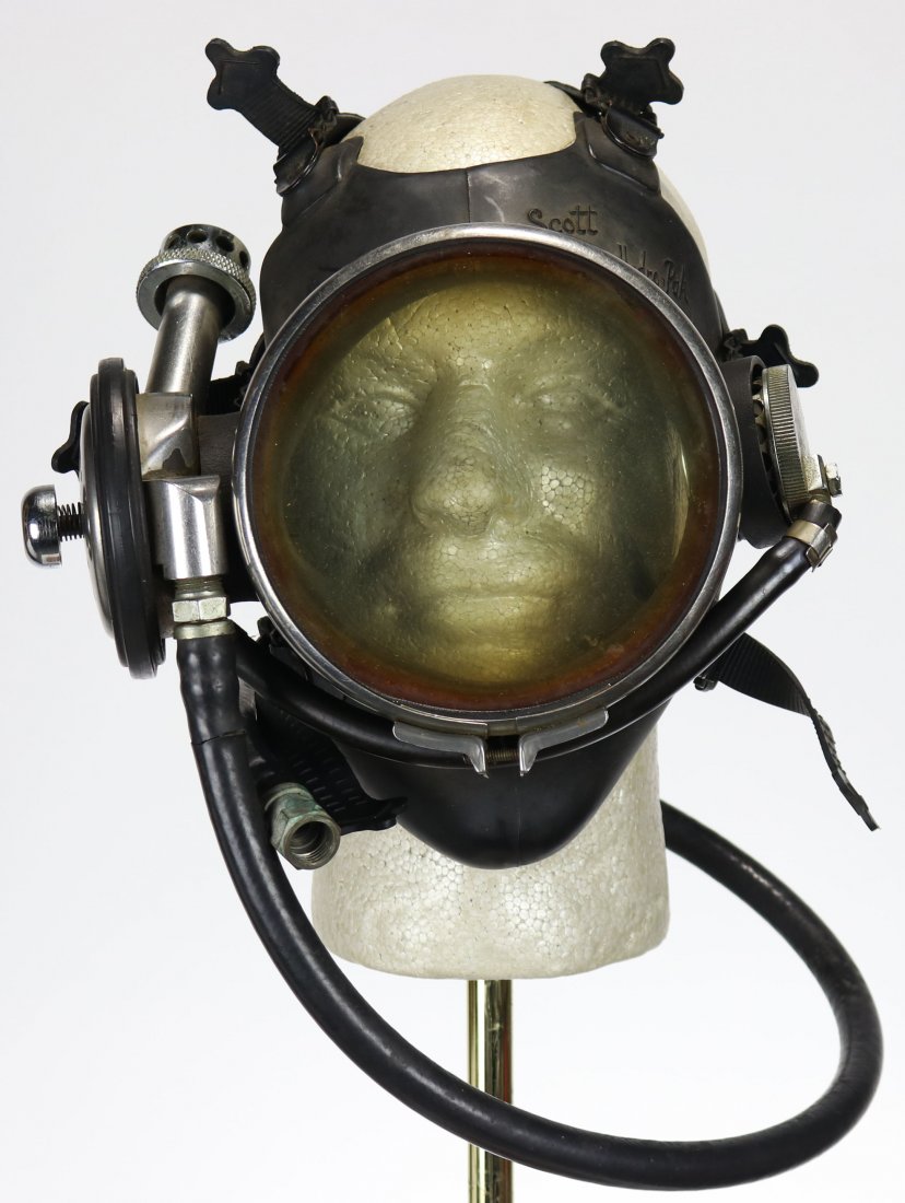 Vintage Scott Hydro Pak Fullface Diving Mask