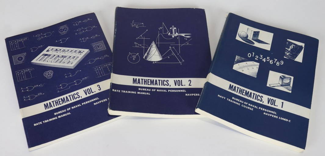 3 US Navy Mathematics Vol 1, 2 & 3 Manuals (#0149) on Jul 18, 2020 ...