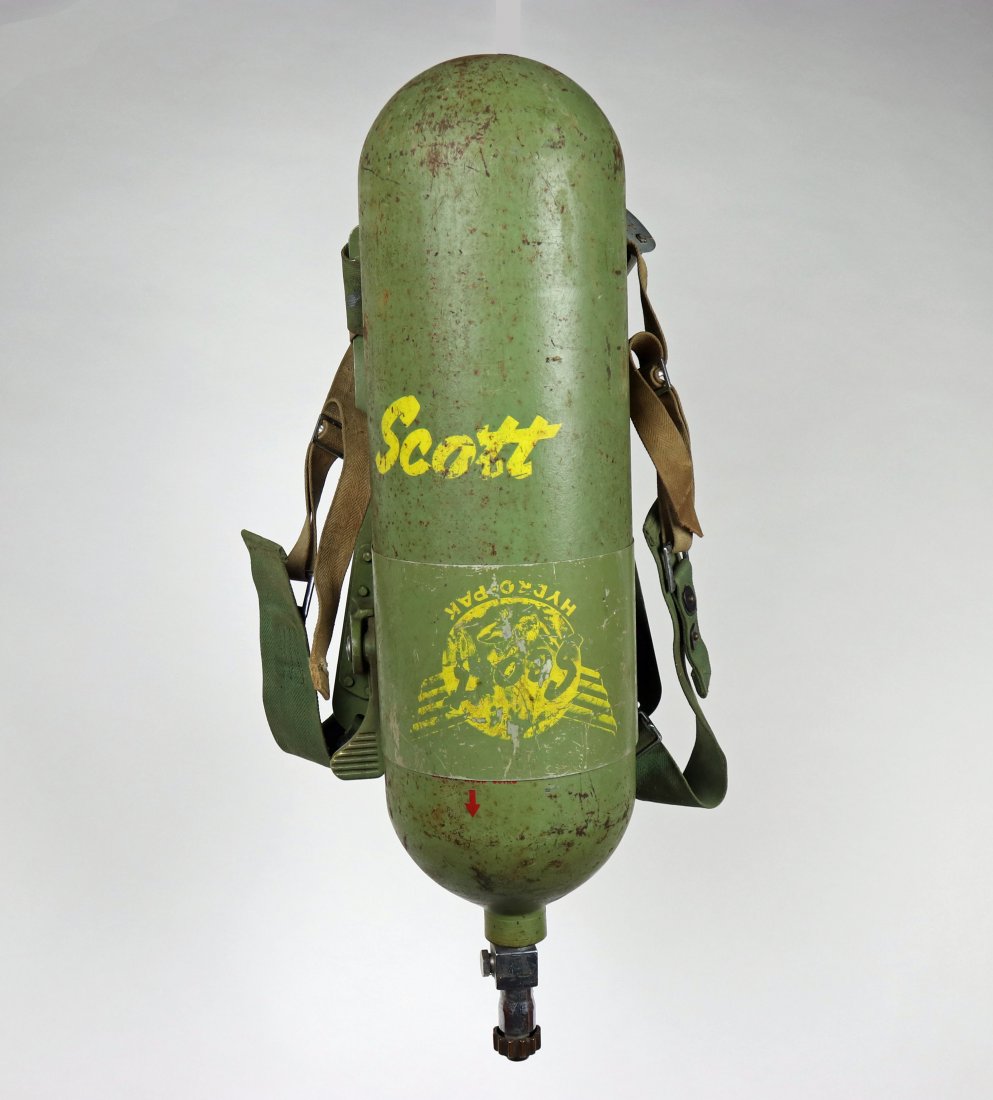 Rare Scott Hydro Pak Single Cylinder Tank & Backpack