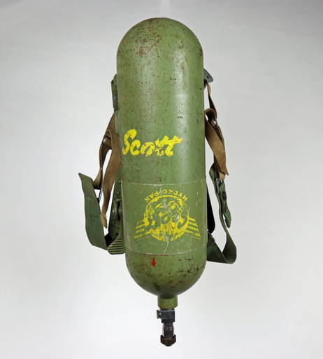Rare Scott Hydro Pak Single Cylinder Tank & Backpack