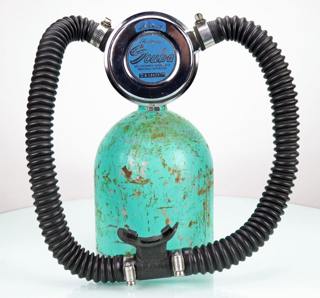 Healthways Scuba Deluxe Early 60s Double Hose Regulator