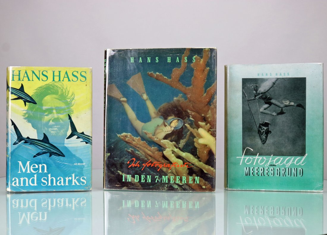 Hans Hass 3 Book Collection 1940s & 1950s