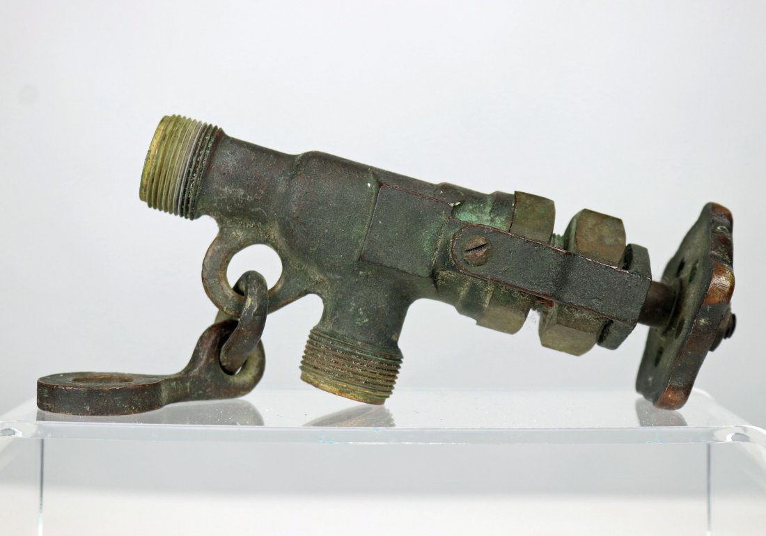 Schrader Ww2 Mark V Divers Air Control Valve Navy Stamp