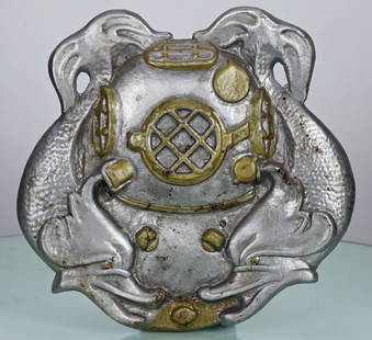 Us Navy Divers First Class Cast Metal Plaque