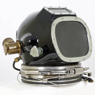 Vintage General Aquadyne Dmc 7 Fiberglass Diving Helmet