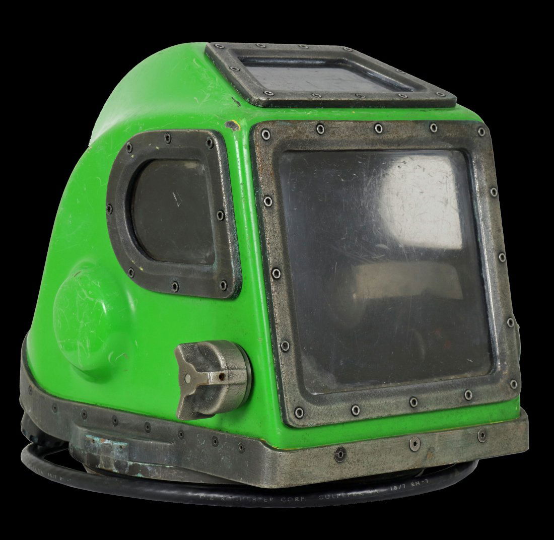 Green Us Navy Mark 12 Morse Diving Equipment Diving Helmet